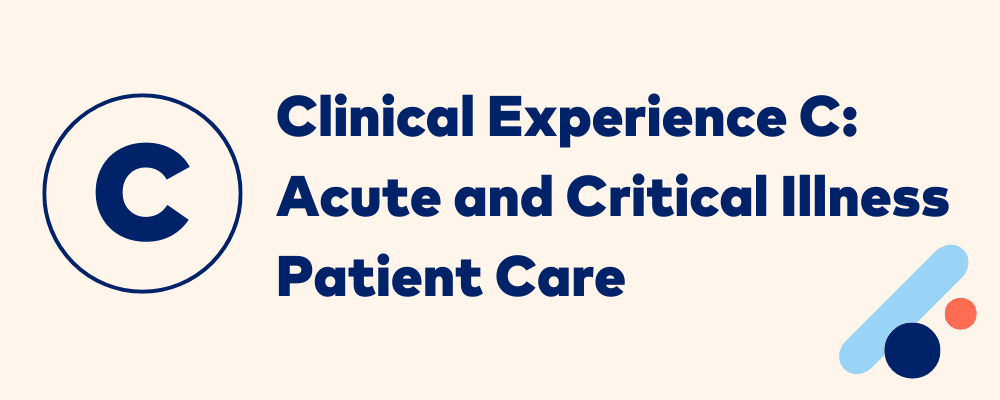 Clinical Experience D: Perioperative/Procedural Patient Care – PMCV